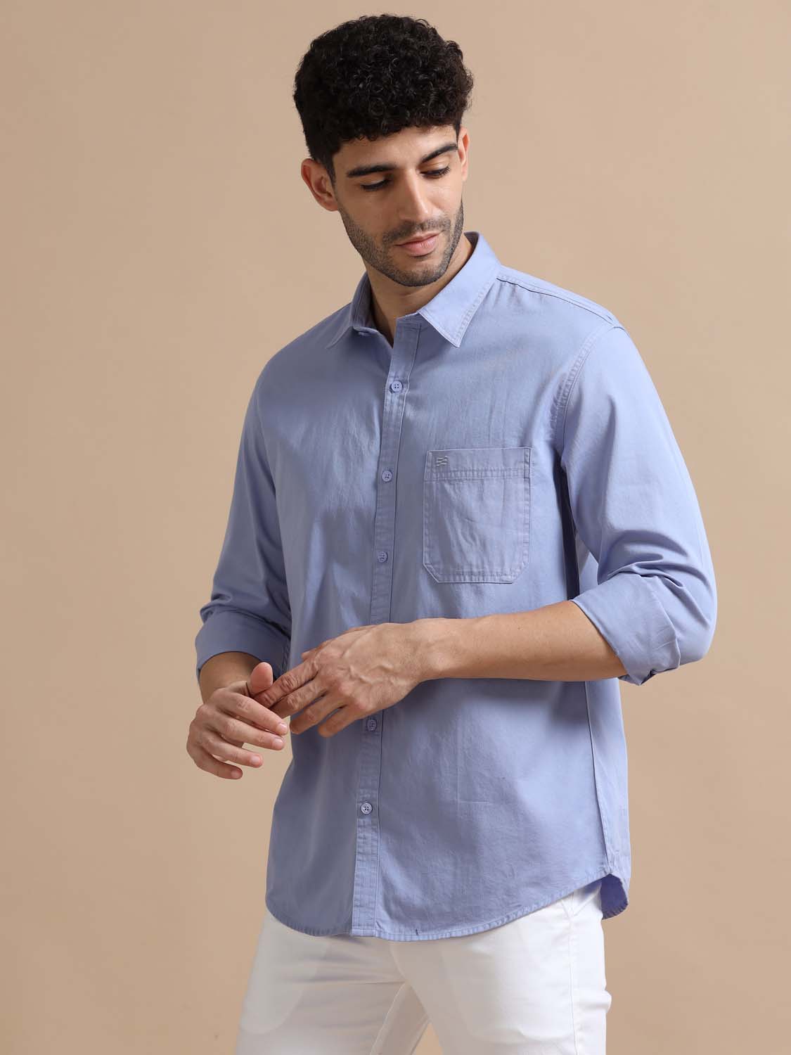 Shop Mens Light Blue Shirt Online India